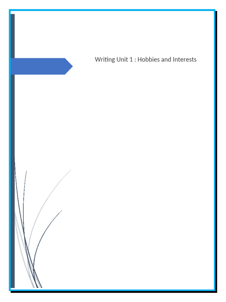 Hobbies and Interests: Language Guide | PDF | Grammar | Linguistics