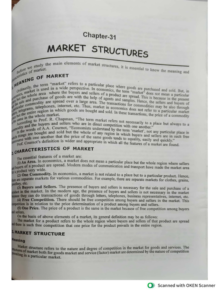 Market Structure | PDF