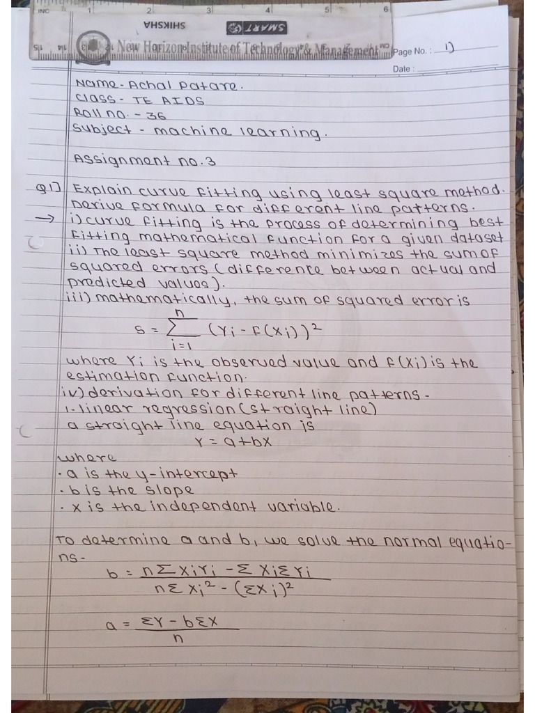 ML Assignment No.3 | PDF