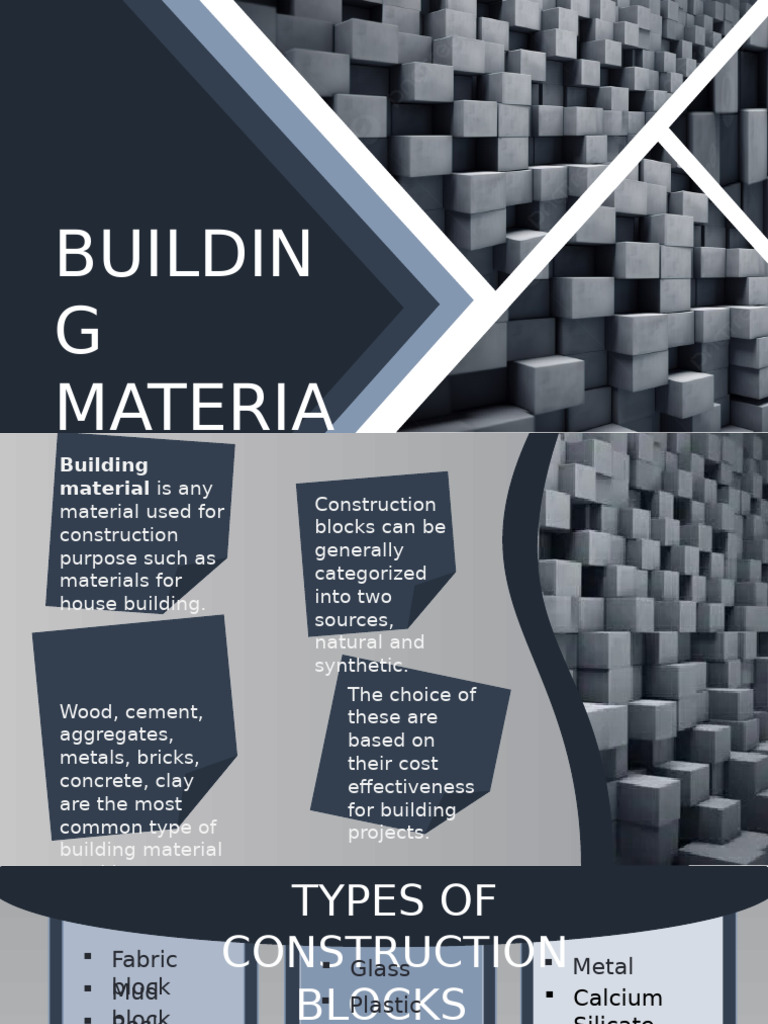Types and Benefits of Building Materials | PDF | Brick | Building ...