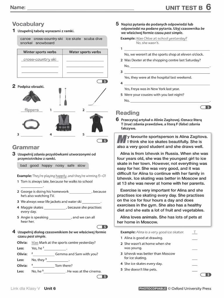 Link L5 U6 Unit Testb | PDF