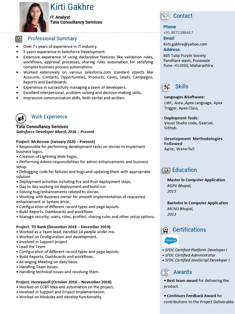 Kirtigakhre (SFDC Hybrid Engineer) | PDF | Software Bug | Systems Engineering