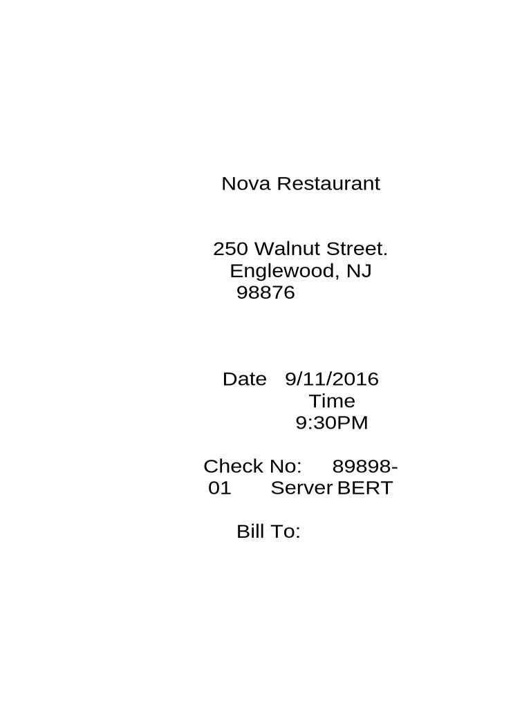 Receipt Template 7 Word | PDF
