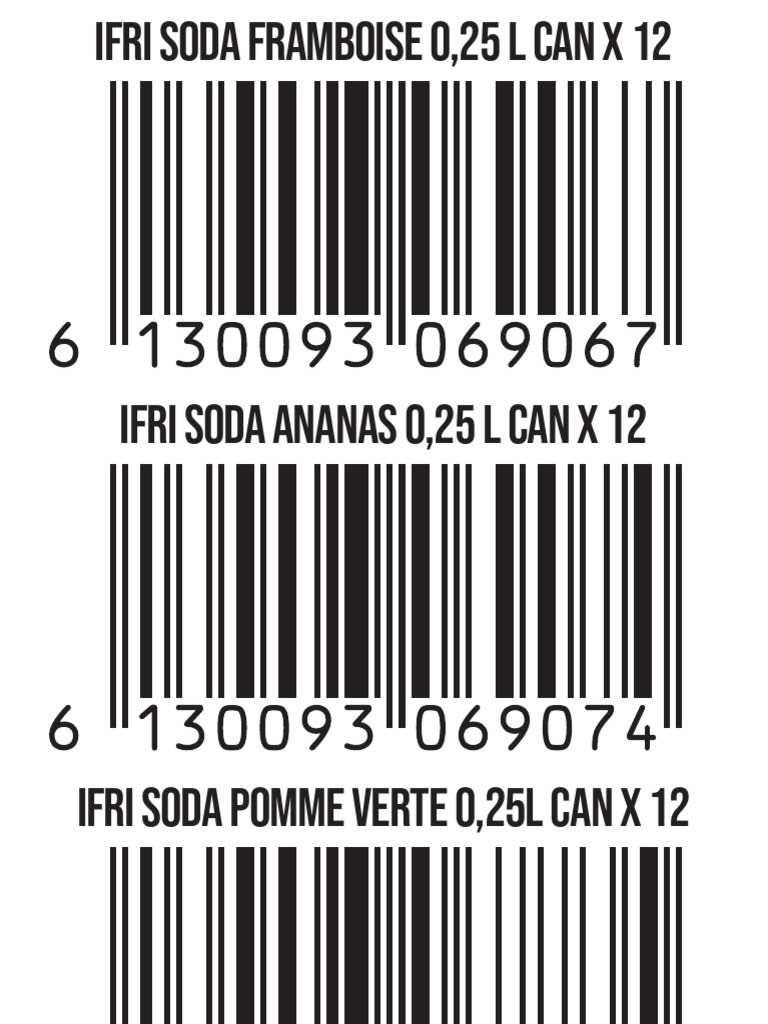 2025 04 17 Code A Barres | PDF