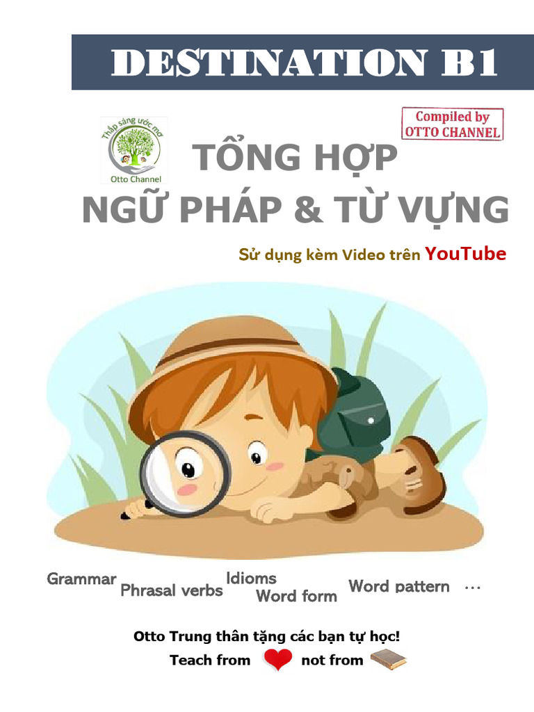 6 Destination b1 Tong Hop Ngu Phap Tu Vung | PDF