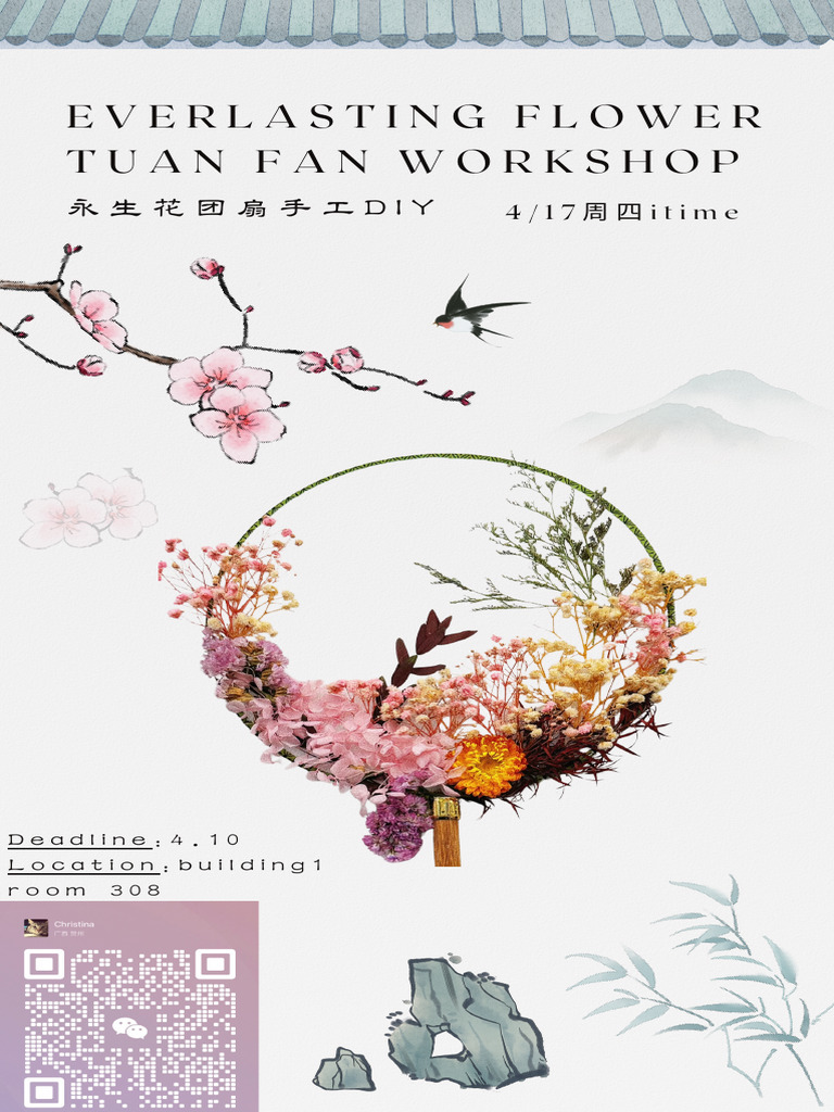Everlasting Flower Tuan Fan DIY - Poster | PDF