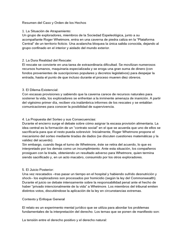 Dilema Legal en Rescate de Exploradores | PDF | La Ley natural | Juez