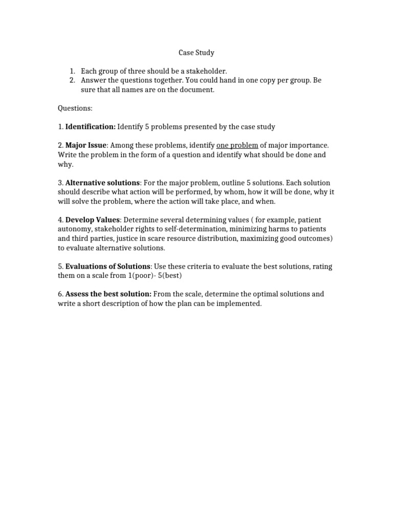 Case Study QuestionsCP | PDF