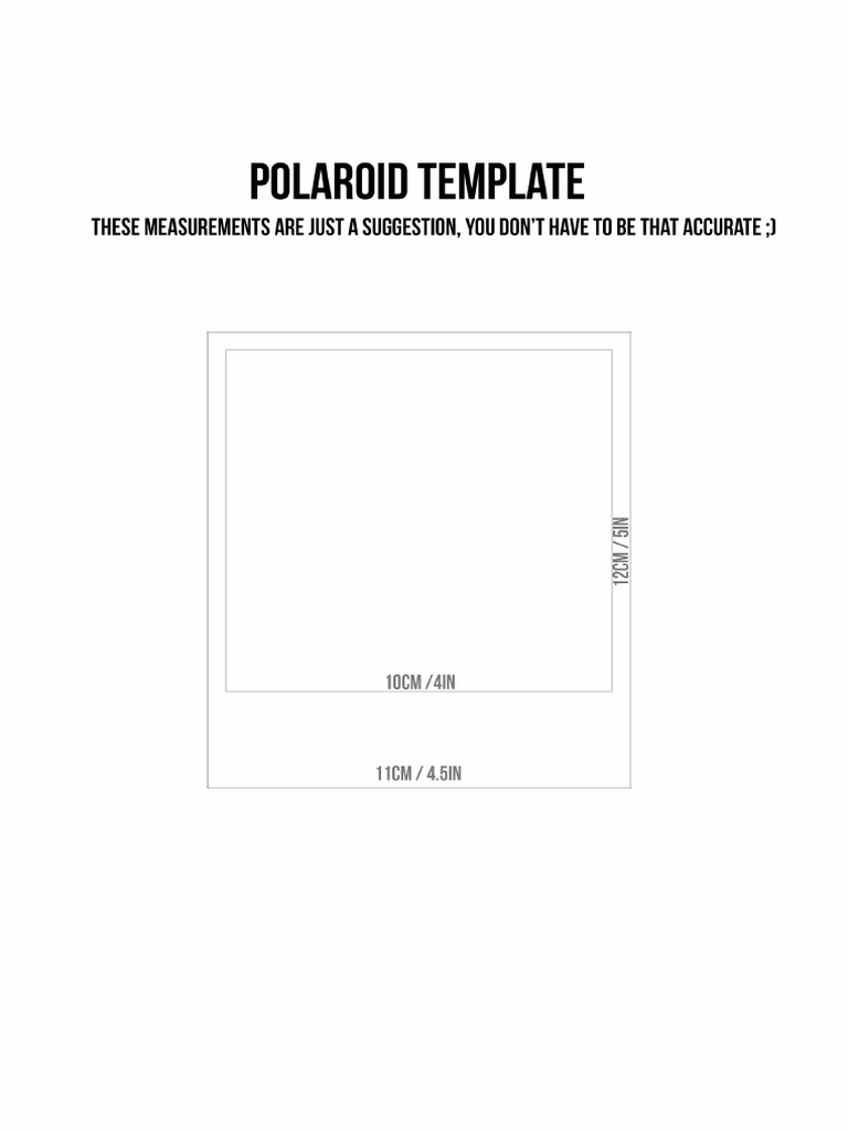 Polaroid Template | PDF