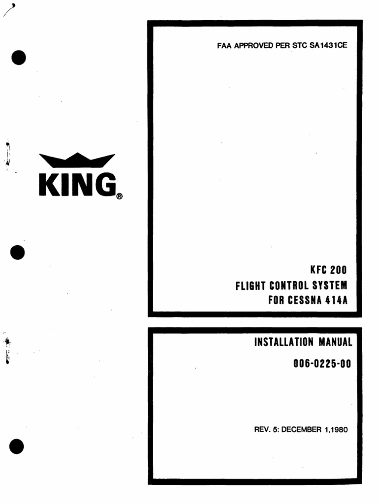Installation Manual-Kfc 200 | PDF