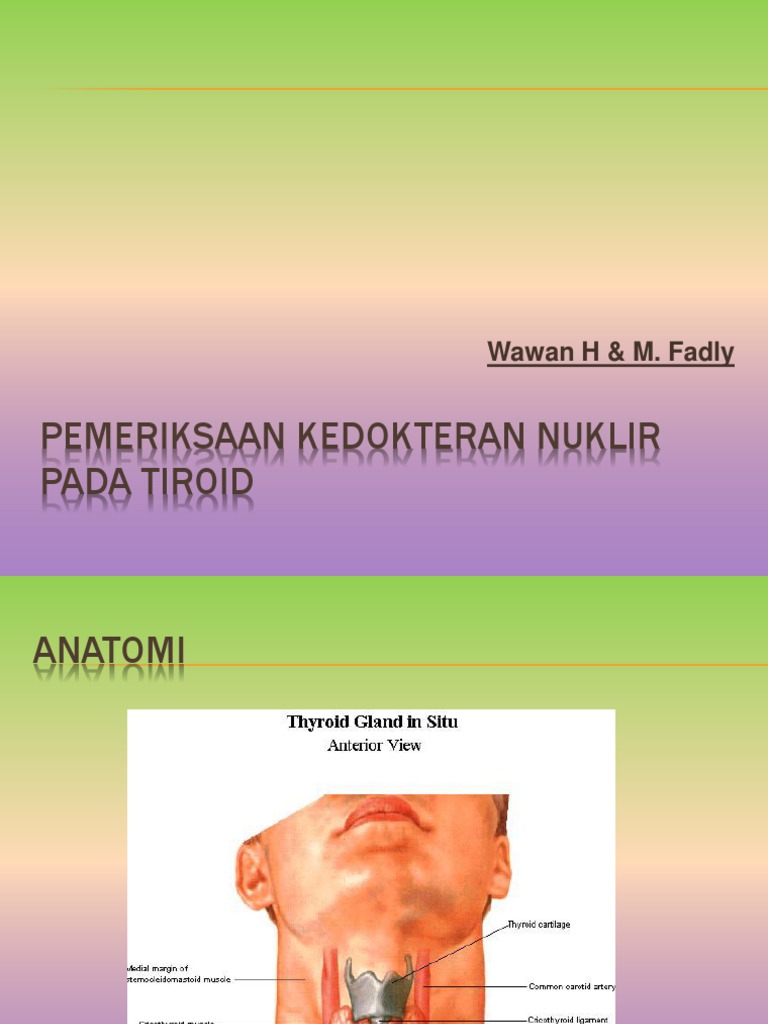 Pemeriksaan Nuklir Tiroid dan Hipertiroid | PDF