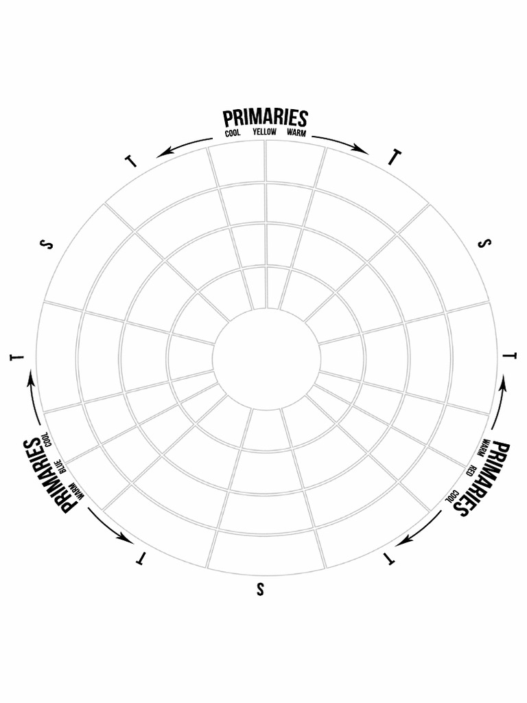 Color Wheel Template | PDF