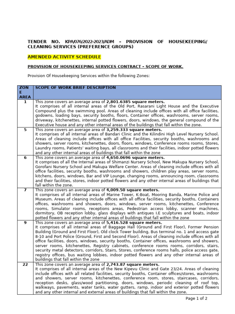 Amended ACTIVITY SCHEDULE | PDF | Bathroom | Room