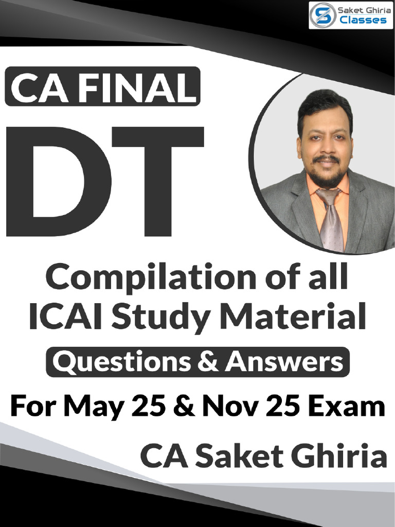 CA Final DT Questions Compilation | PDF | Economies | Public Finance