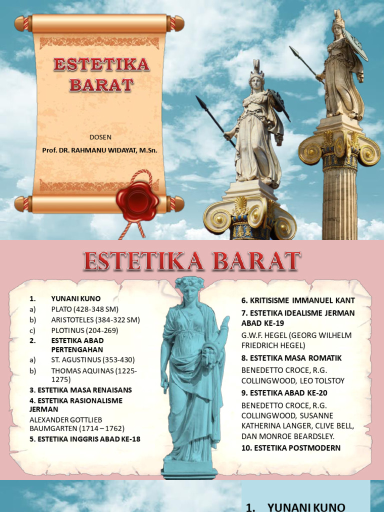 Sejarah Estetika dari Yunani hingga Postmodern | PDF