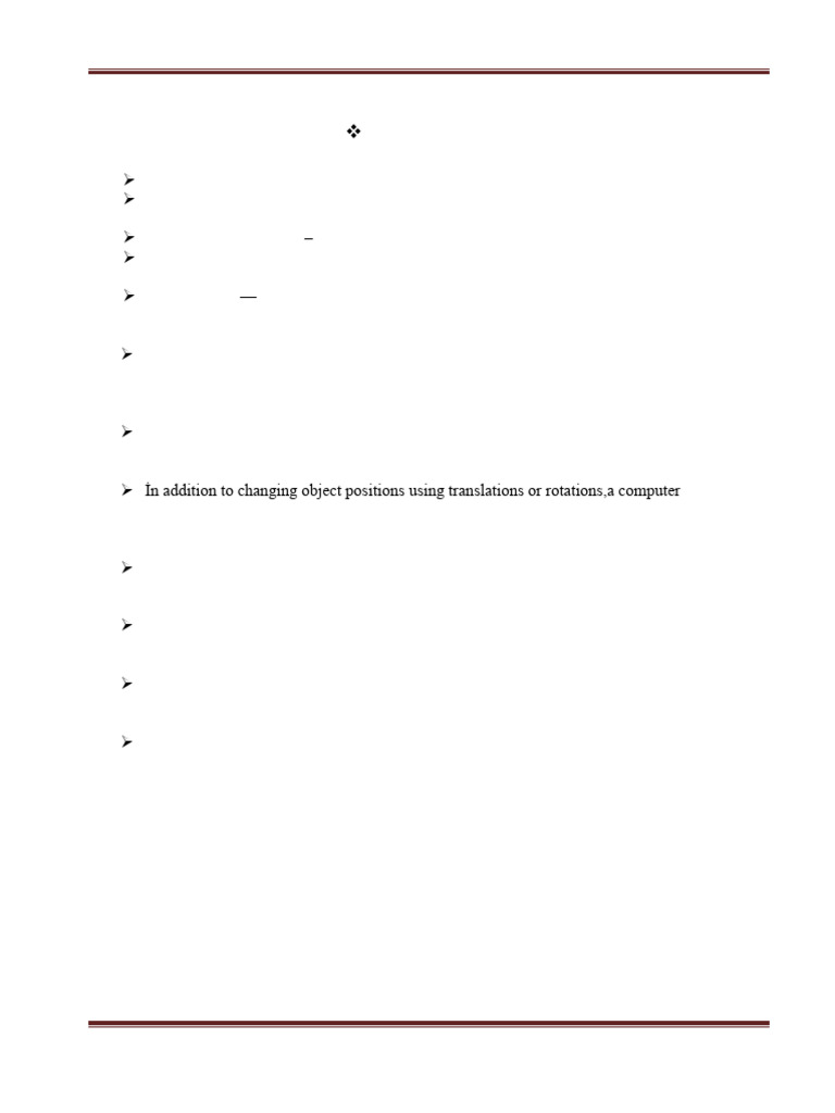 Cg-Ii Unit 4 Computer Animation | PDF | Force | Kinematics