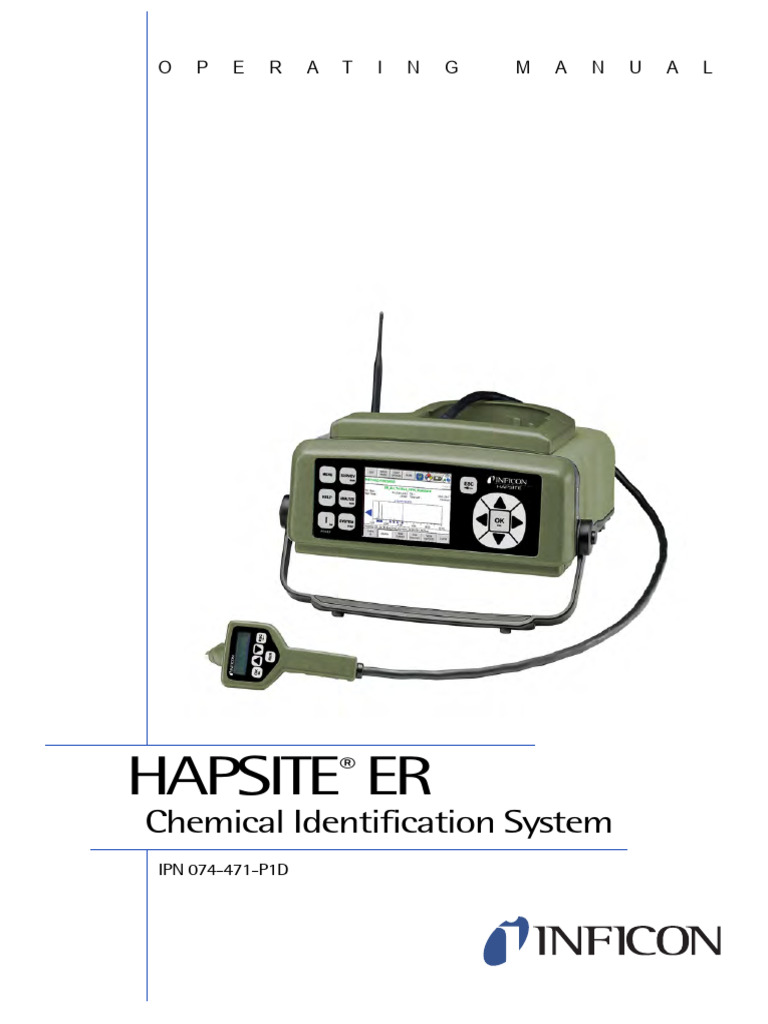 074-471-P1D HAPSITE ER Operating Manual | PDF | Graphical User Interfaces
