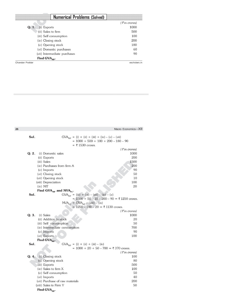 02 - Numericals On Value Addition Method | PDF