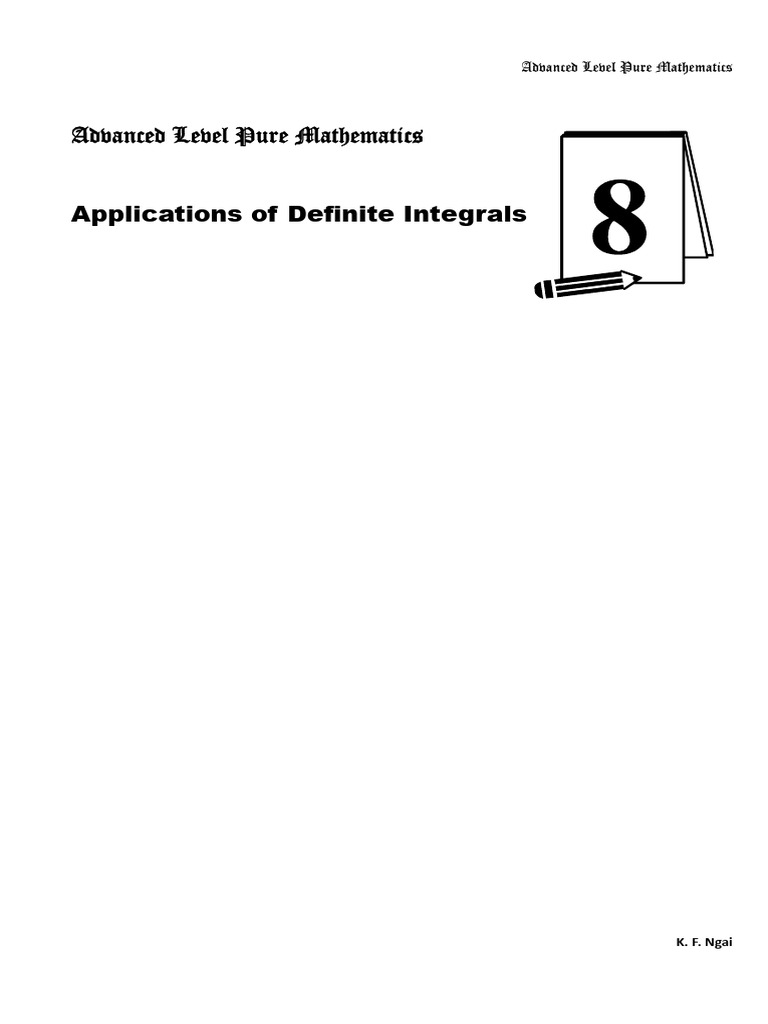 Application of Definite Integral | PDF | Curve | Area