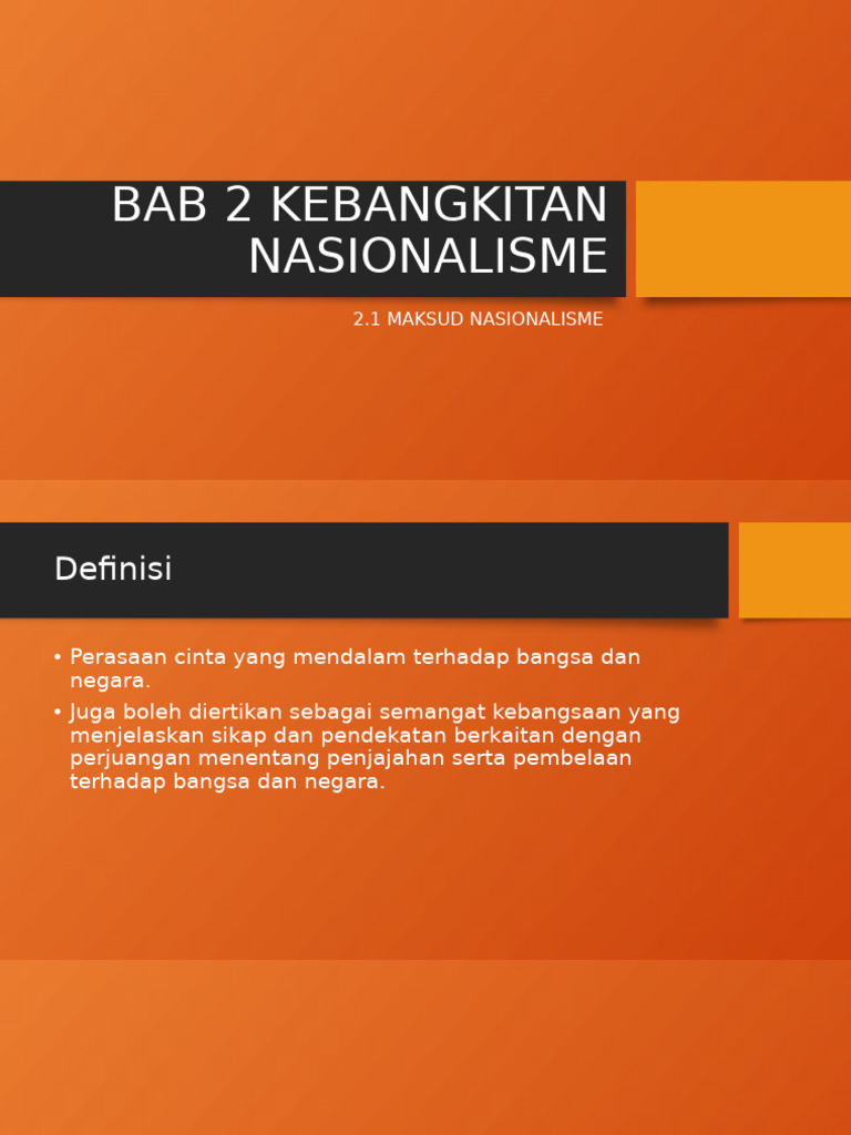 Bab 2 Kebangkitan Nasionalisme | PDF