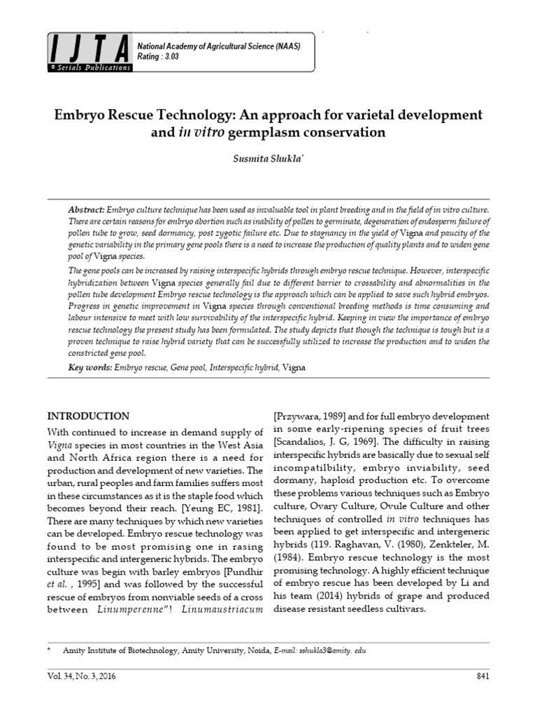 susmita-shukla-2017-embryo-rescue-technology-an-approach-for-varietal ...