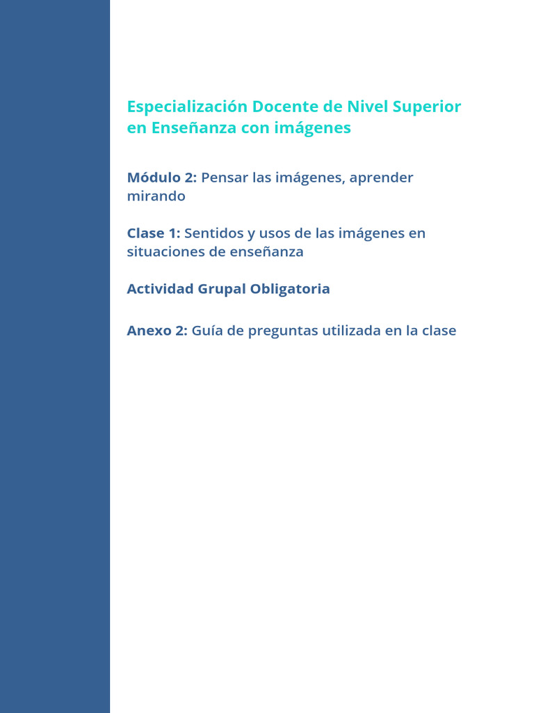 M2 - C1 - Anexo 2 - Guia de Preguntas Utilizada en La Clase | PDF