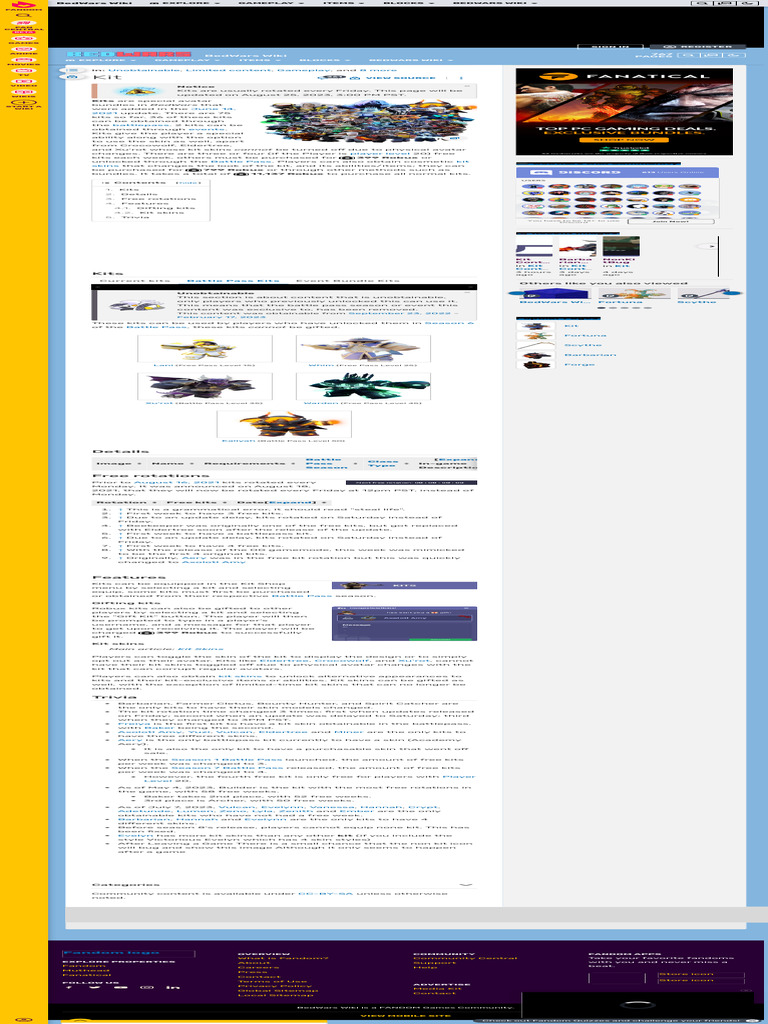 Kit BedWars Wiki Fandom 3 | PDF