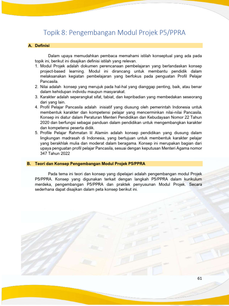 Topik 8 Pengembangan Modul Projek | PDF
