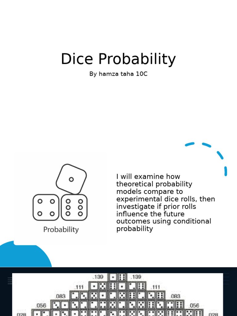 Dice Probability Analysis and Insights | PDF
