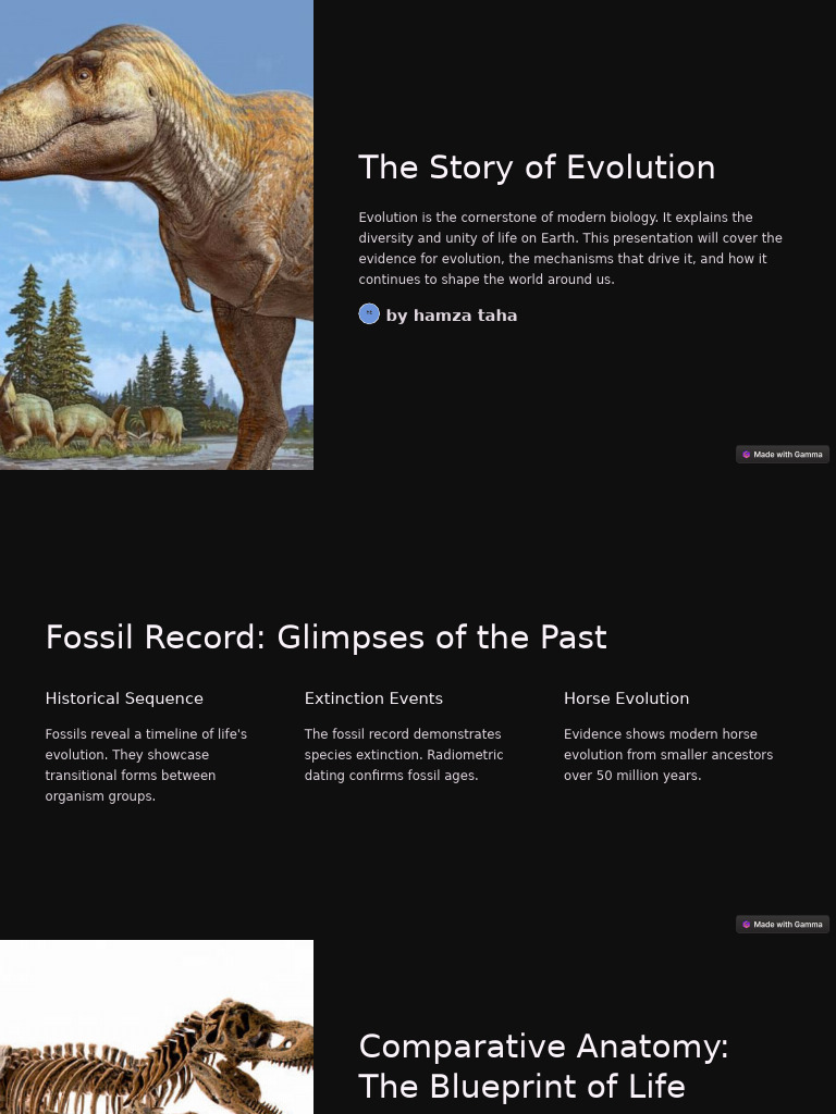 The Story of Evolution (1) | PDF | Evolution | Biological Concepts