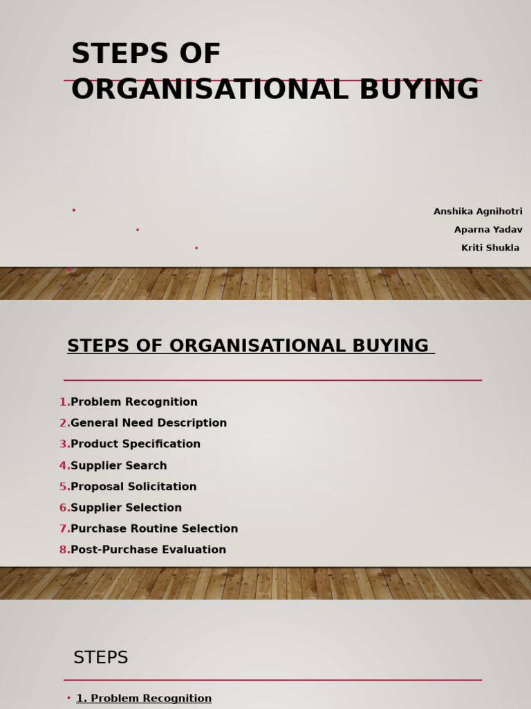 Organisational Buying 2 Pdf