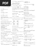 Statistics A-Level Formula Sheet | PDF | Probability Distribution ...