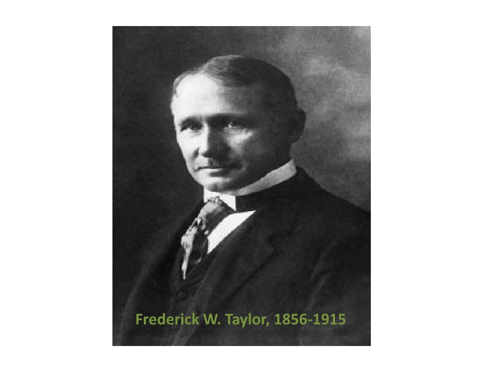 Frederick W. Taylor, the Father of Scientific Management | PDF ...