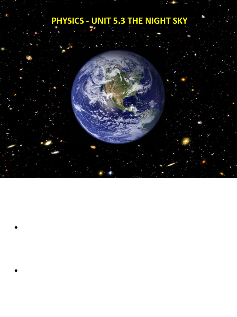 Exploring Night Sky Objects | PDF | Planets | Meteoroid
