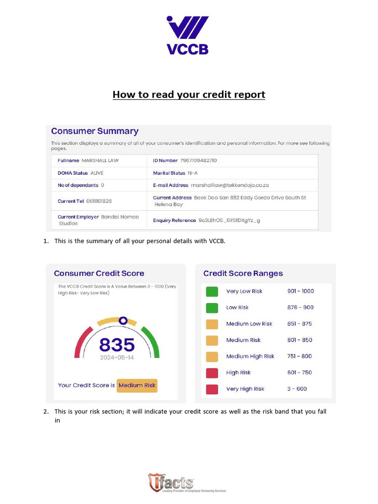 How To Read Your Credit Report | PDF | Credit History | Credit
