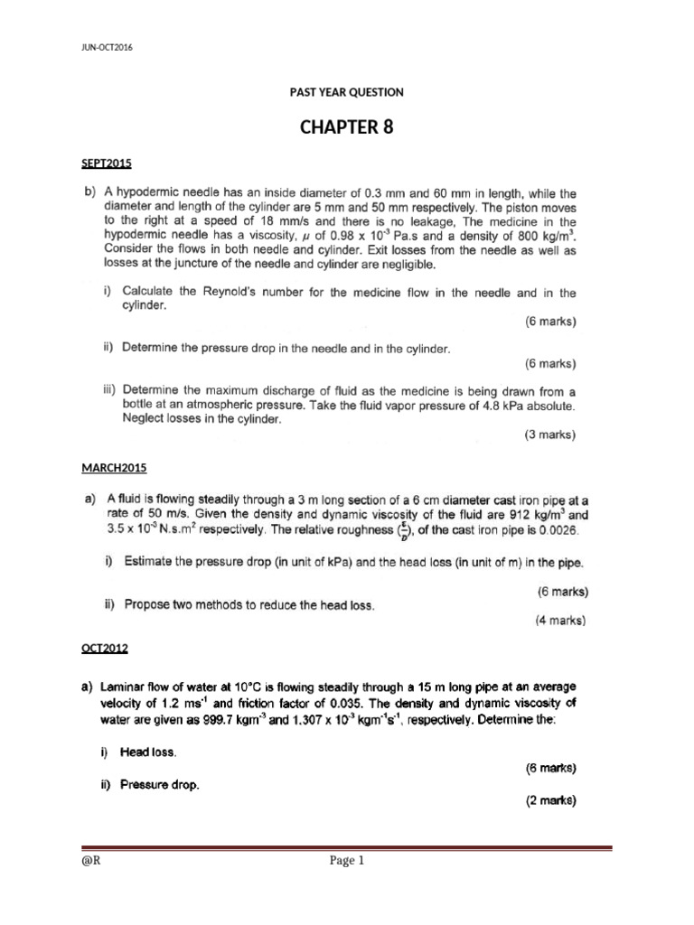 Chapter 8 Past Year Questions | PDF