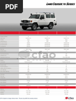 Toyota Land Cruiser LC76 Specifications | PDF