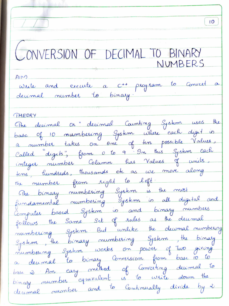 CPP Dec To Bin | PDF