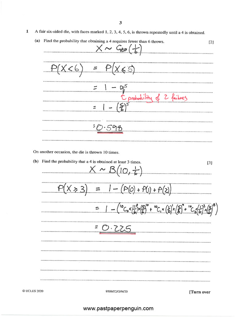 a-binomial-and-geometric-distributions-1 | PDF