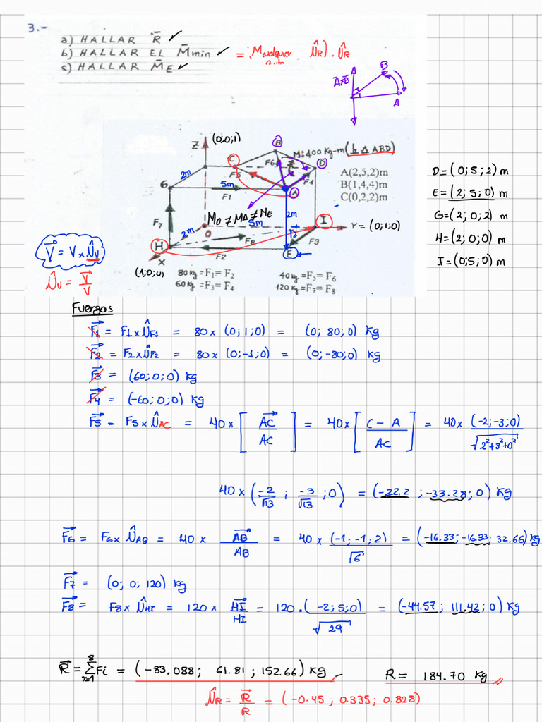 Repaso Estatica PC1 - 250418 - 224354 | PDF