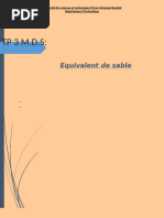 TP Equivalent de Sable | PDF