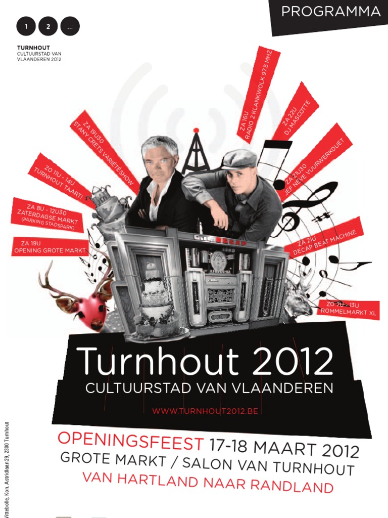 Openingsfeest Turnhout 2012: Het Programma | PDF