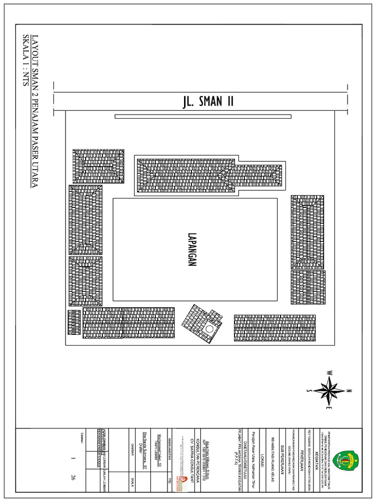 GAMBAR REHAB RUANG KELAS 9 UNIT SMAN 2 PPU | PDF