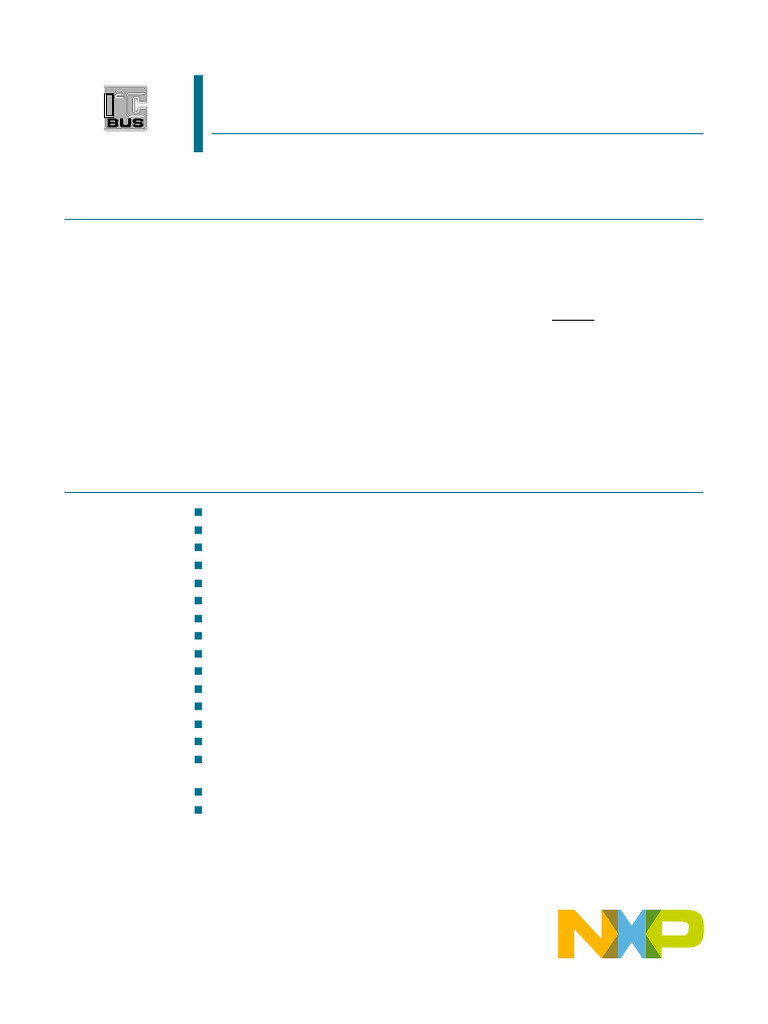 PCA9546A 4-Channel I2C-Bus Switch With Reset | PDF | Information And Communications Technology ...