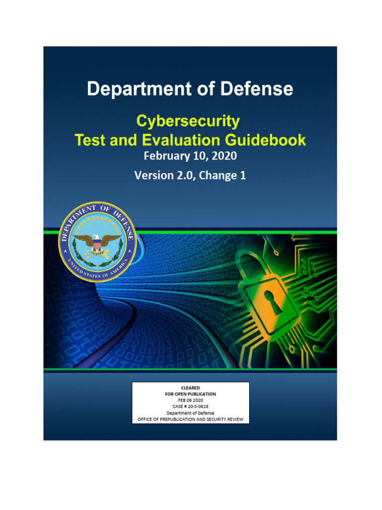 Cybersecurity Test & Evaluation Guide 2.0 | PDF | Computer Security ...