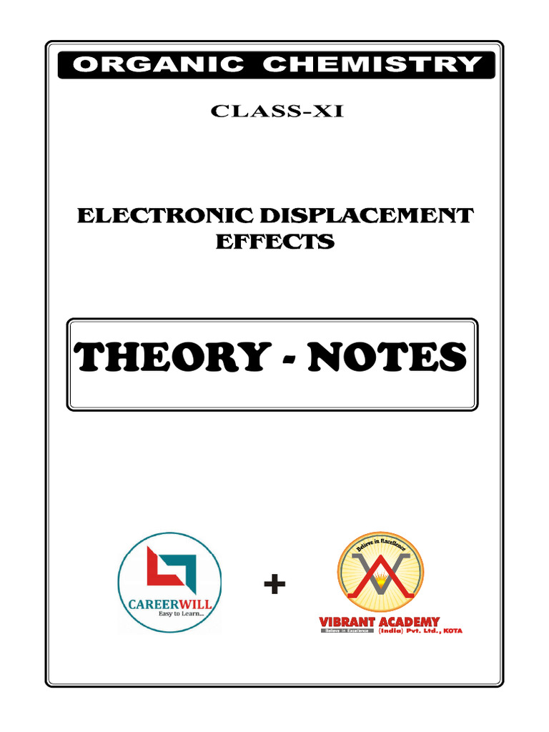 Electronic Displacement Effect Theory - Class Notes | PDF | Molecular ...