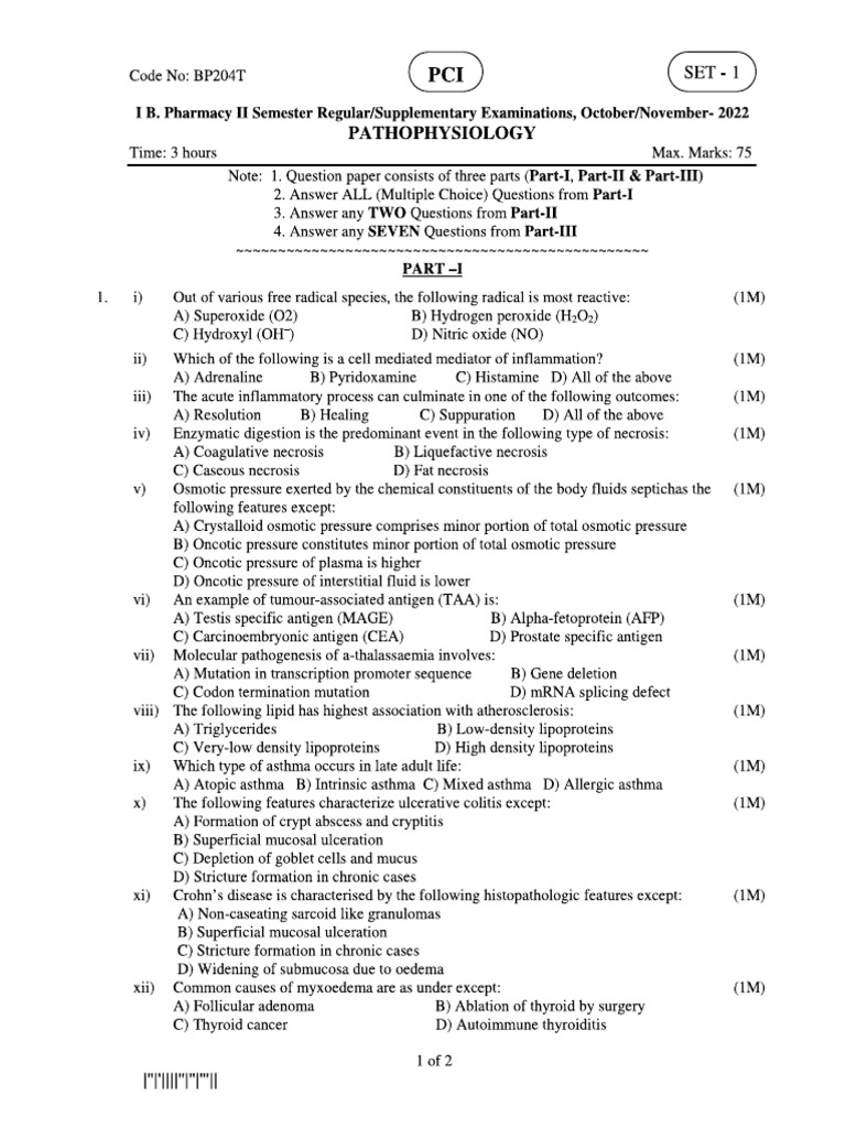 Pathophysiology | PDF