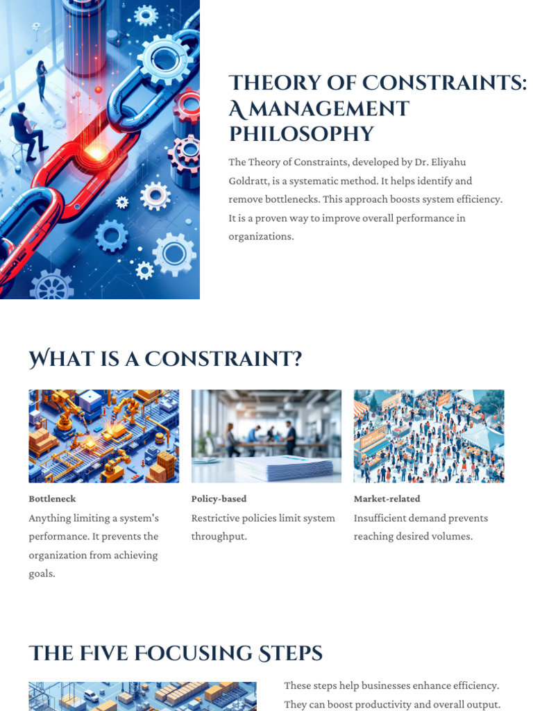 Theory of Constraints A Management Philosophy | PDF | Business ...