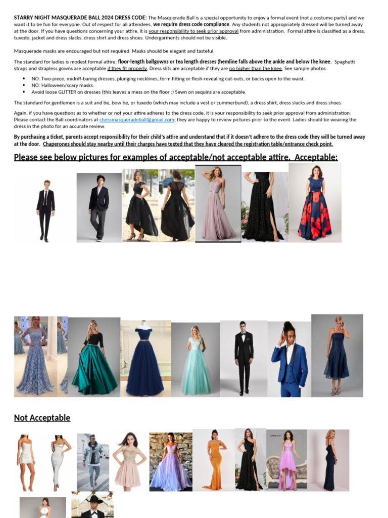 Dress Code 2024 | PDF