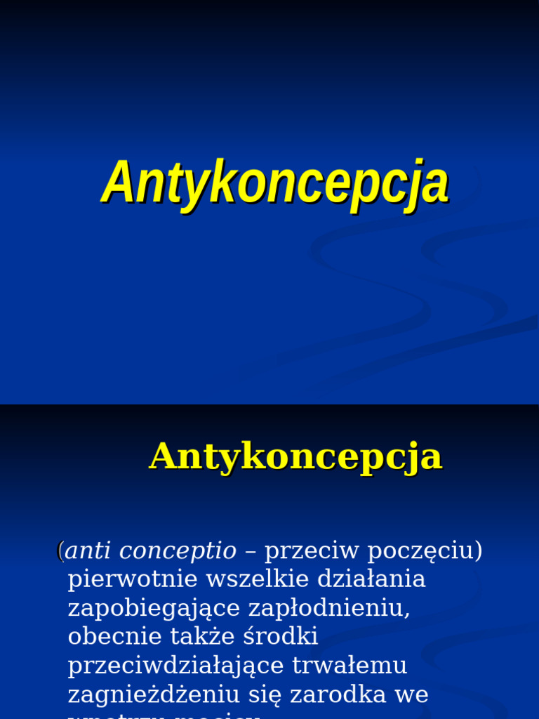 Antykoncepcja | PDF